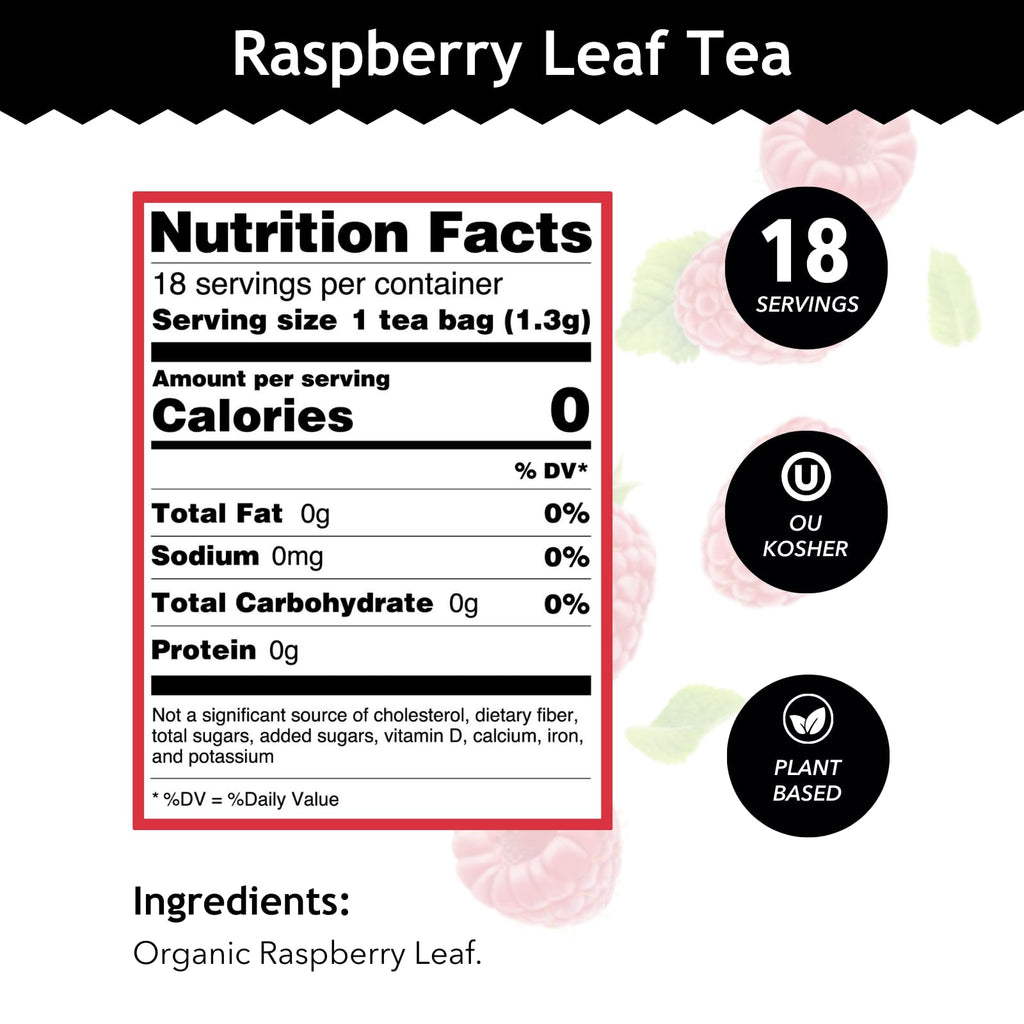 caffeine-free raspberry leaf tea