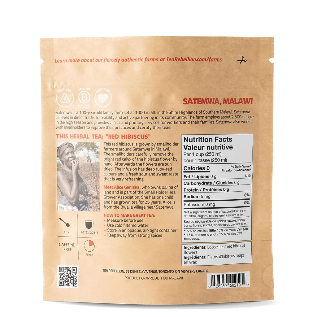 caffeine-free red hibiscus tea blend