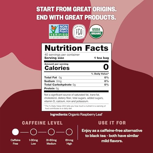 caffeine-free red raspberry tea