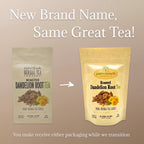 Caffeine-free roasted dandelion root infusion