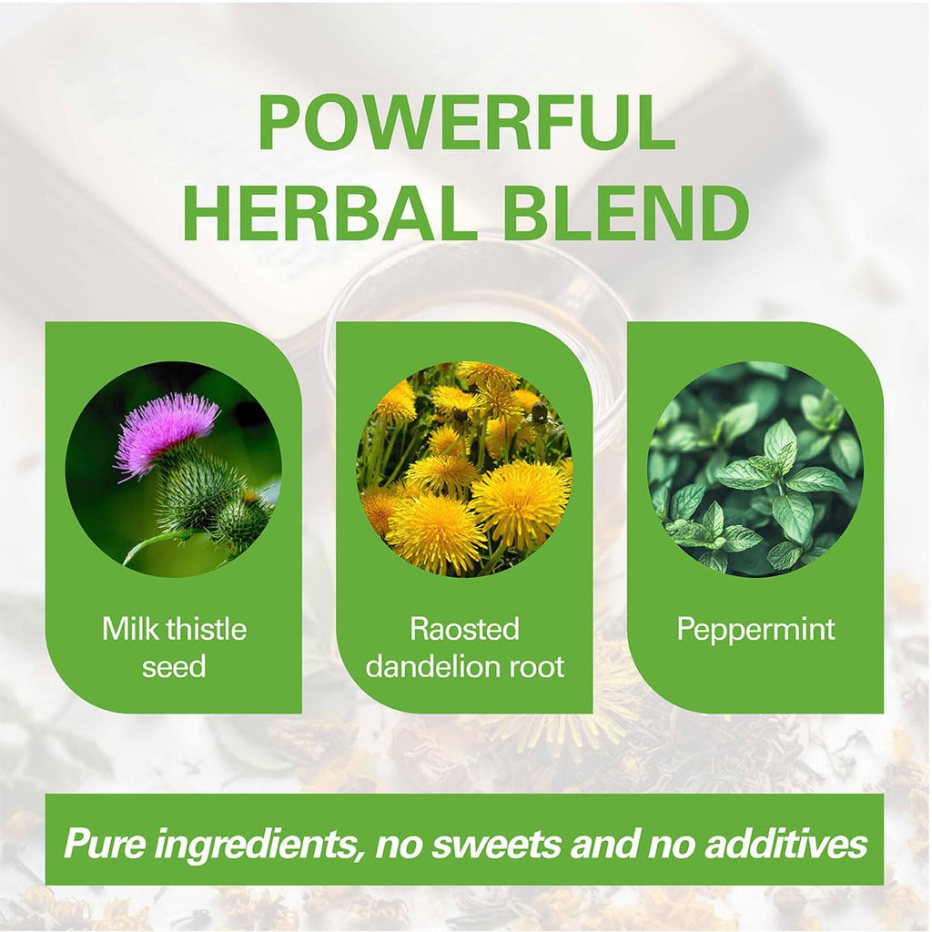 caffeine-free roasted dandelion root tea