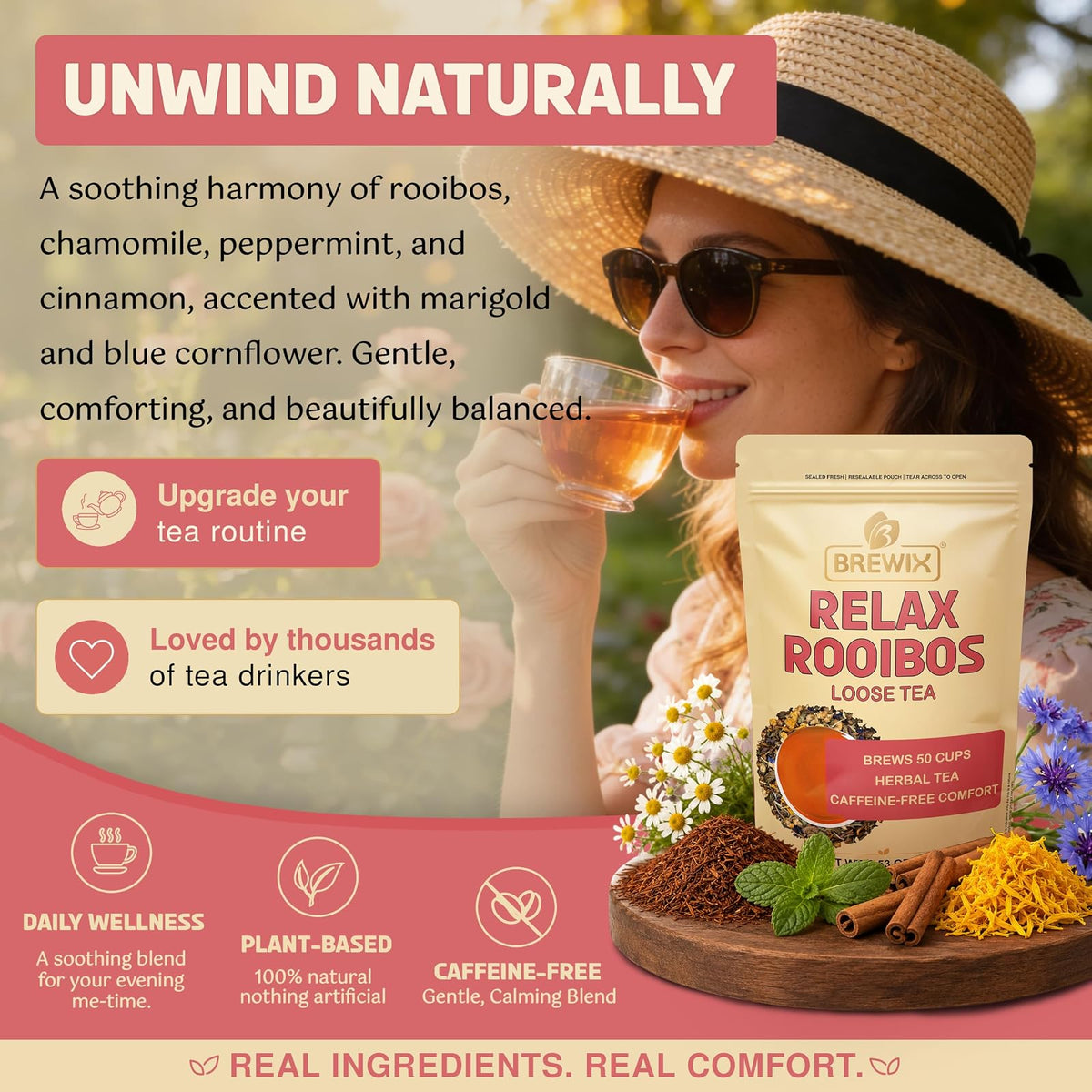 caffeine-free rooibos tea blend