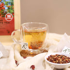 caffeine-free rose hips herbal beverage