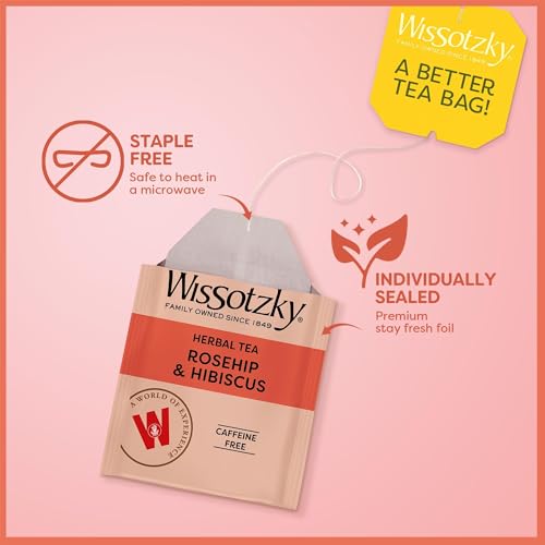 Caffeine-free rosehip herbal infusion