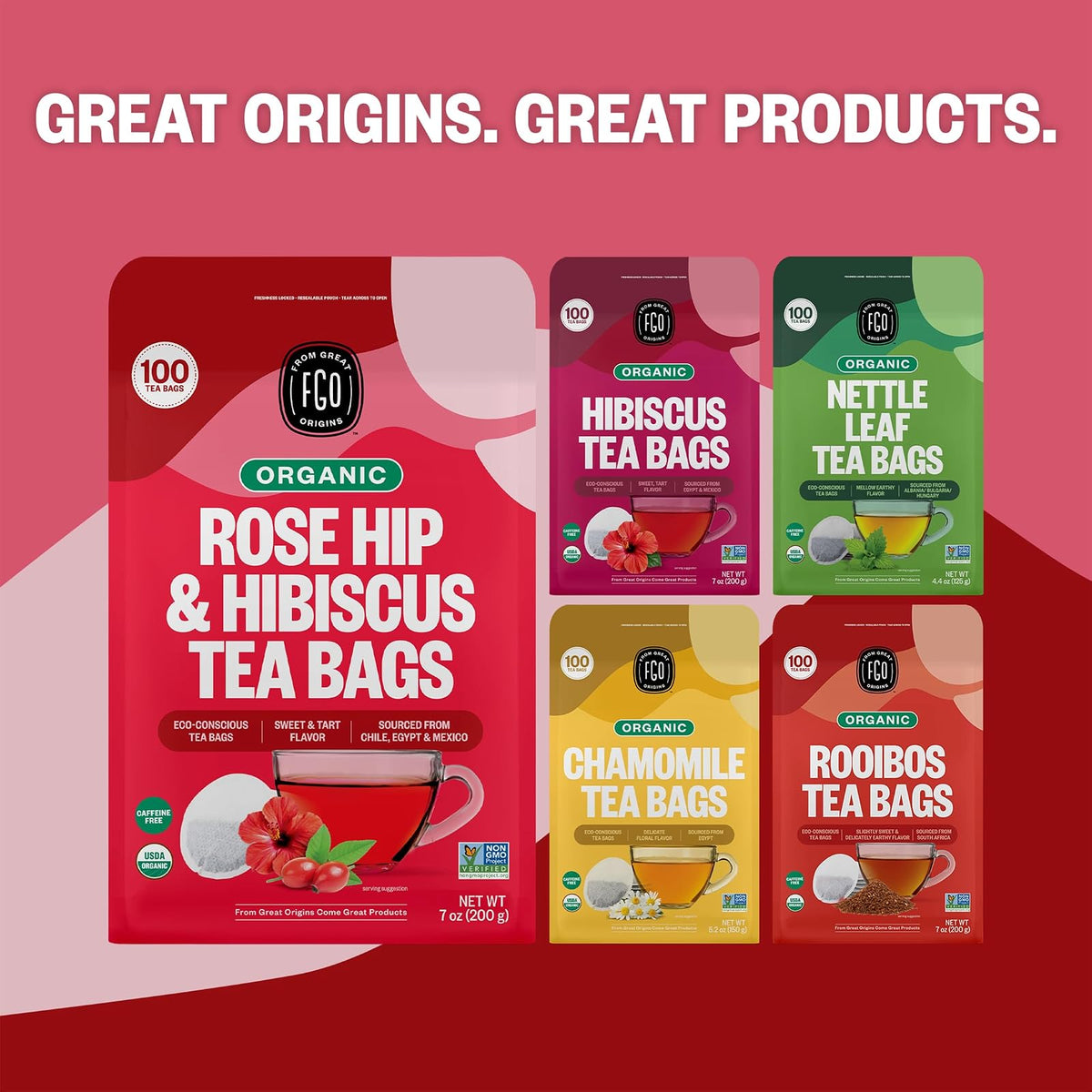 caffeine-free rosehips tea for relaxation