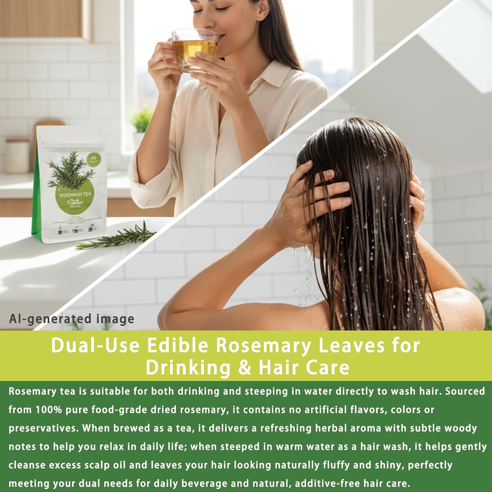 caffeine-free rosemary tea bags