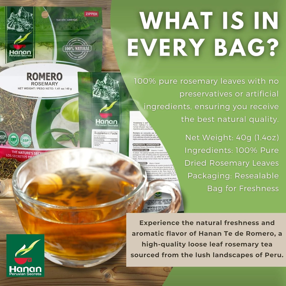 caffeine-free rosemary tea benefits