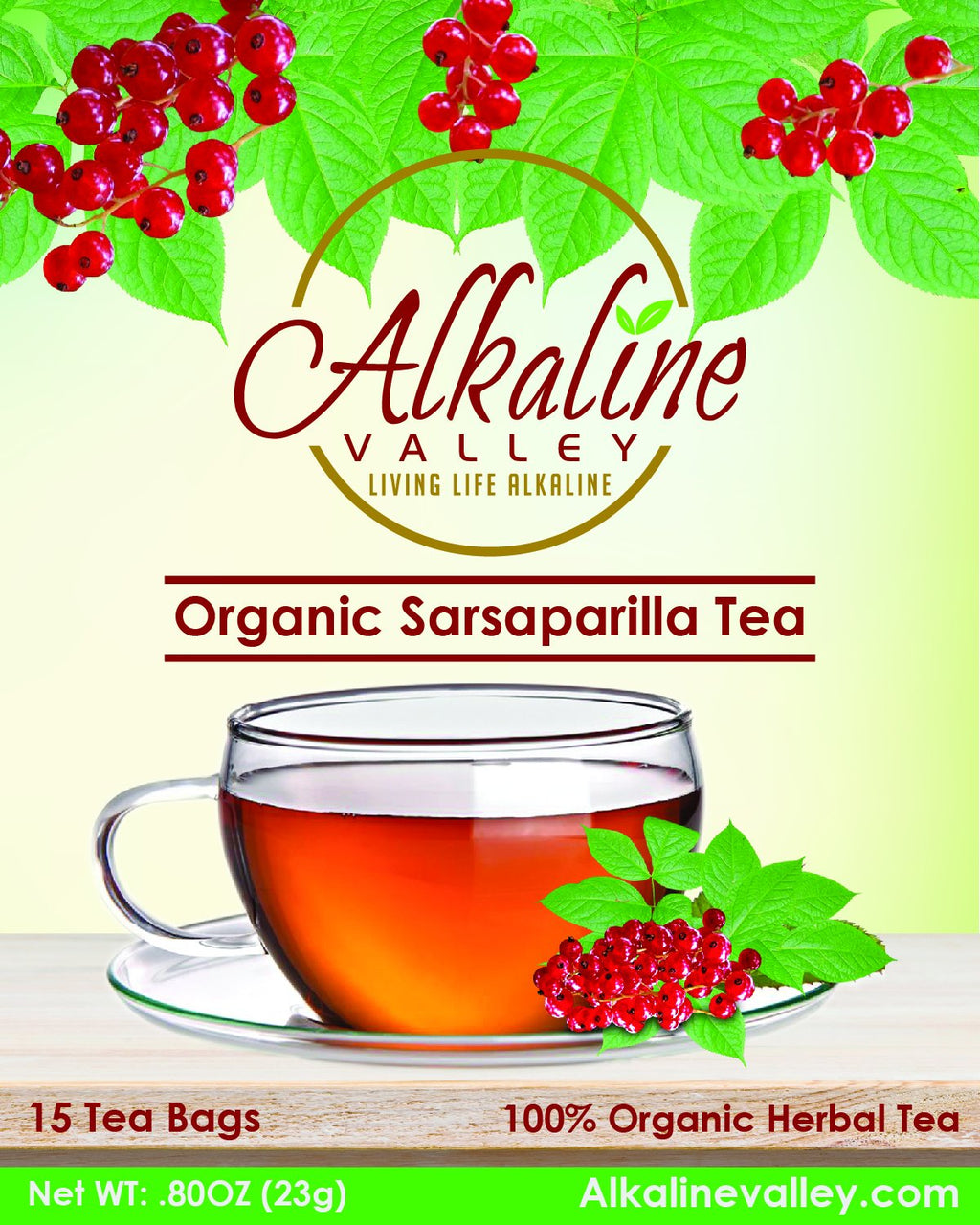 caffeine-free sarsaparilla infusion