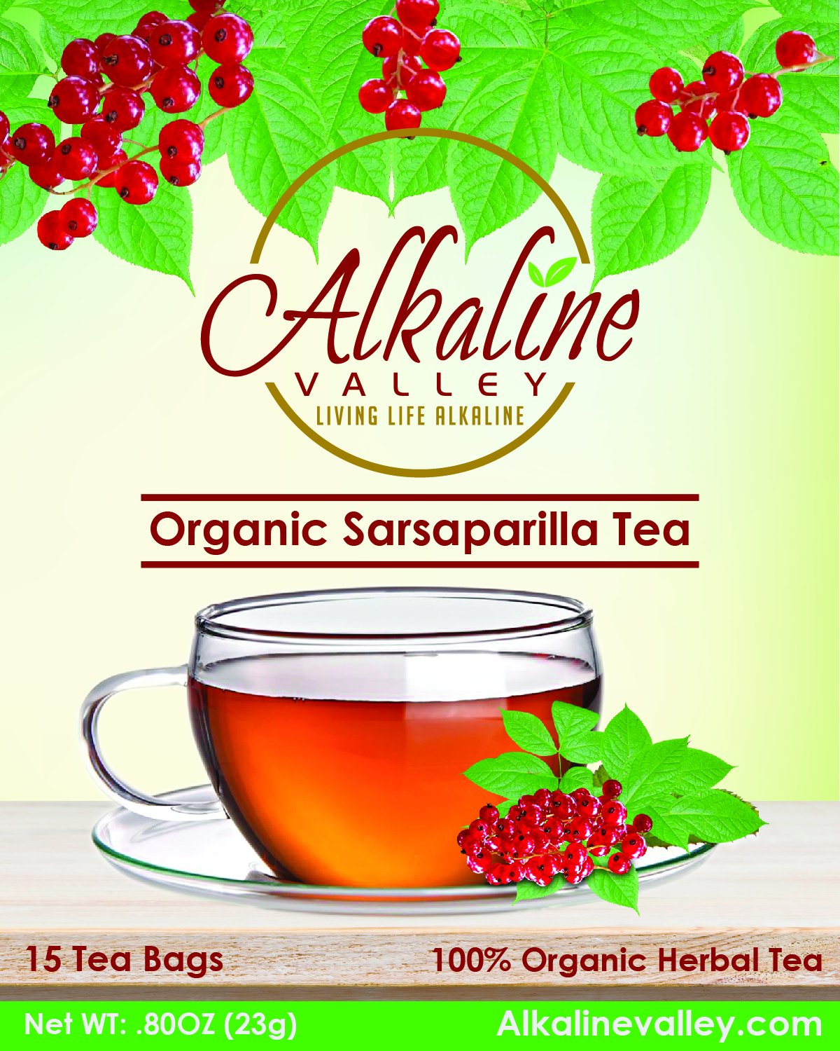 caffeine-free sarsaparilla infusion
