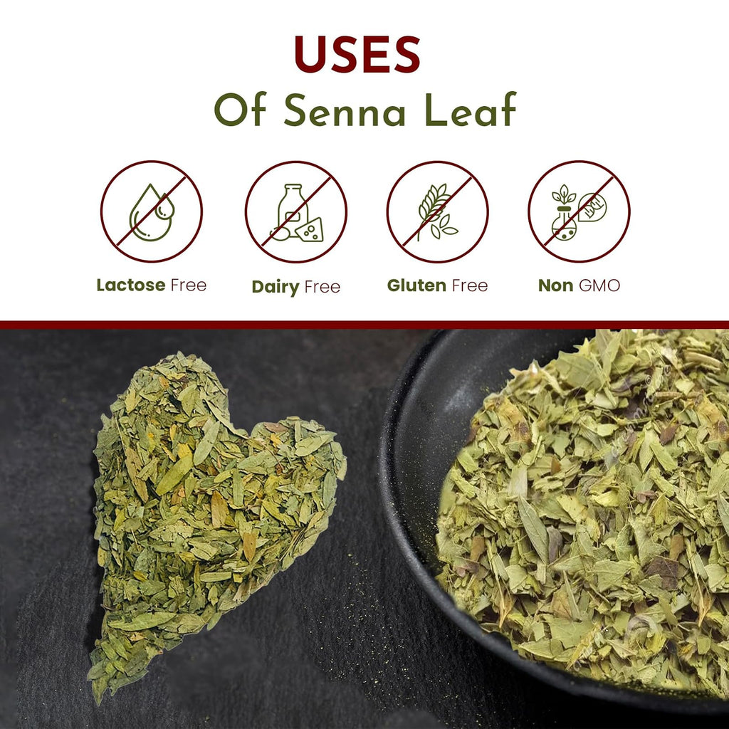Caffeine-free senna leaf infusion