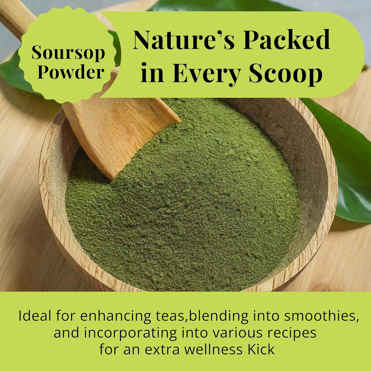 Caffeine-free soursop herbal beverage