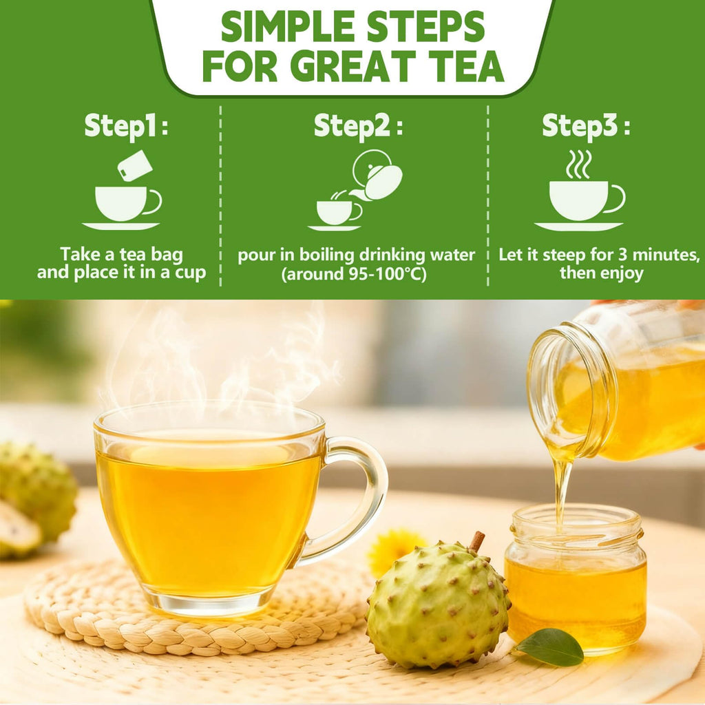 caffeine-free soursop herbal tea