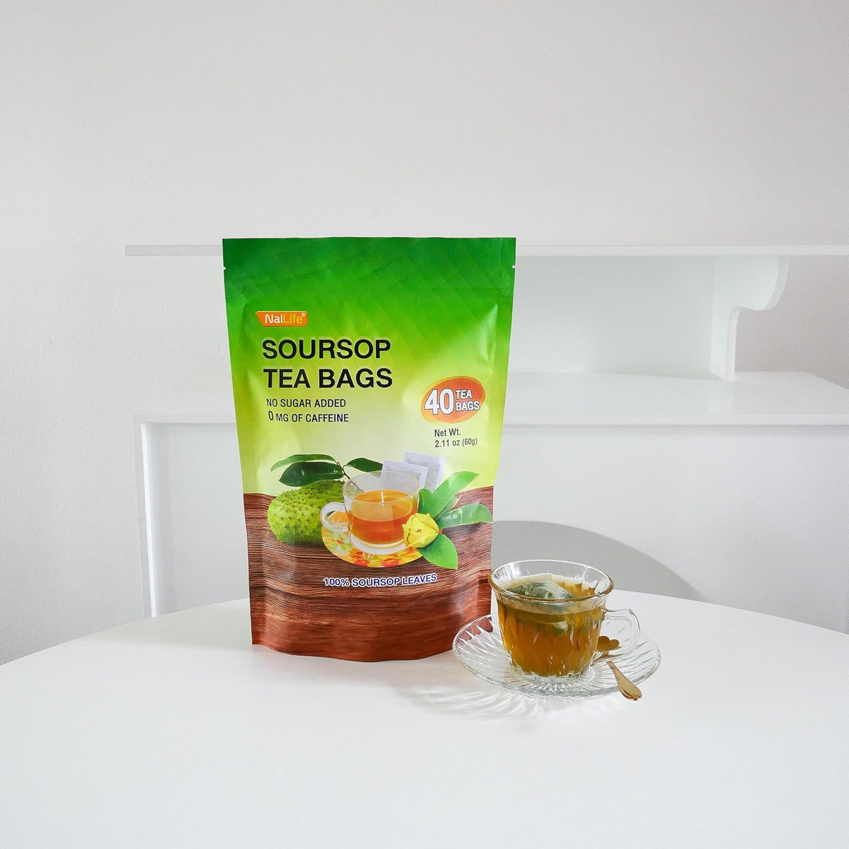 caffeine-free soursop leaves tea