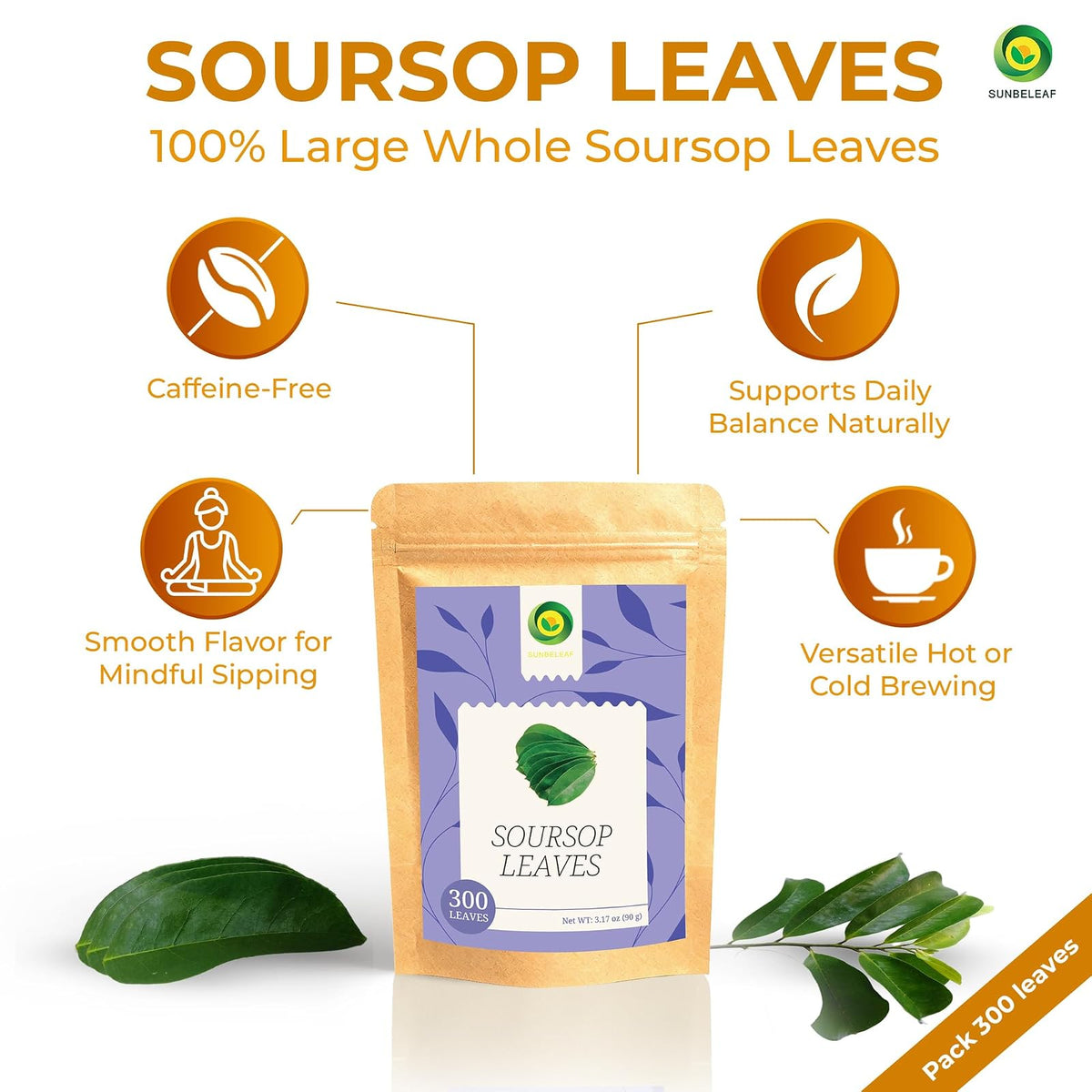 caffeine-free soursop tea blend