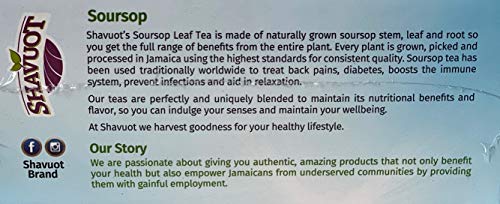 caffeine-free soursop tea for relaxation