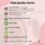 caffeine-free spearmint herbal infusion