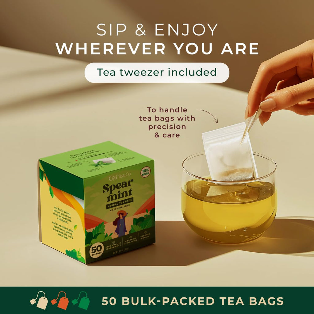 caffeine-free spearmint herbal tea