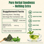 caffeine-free spearmint herbal tea