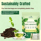 caffeine-free spearmint tea for relaxation