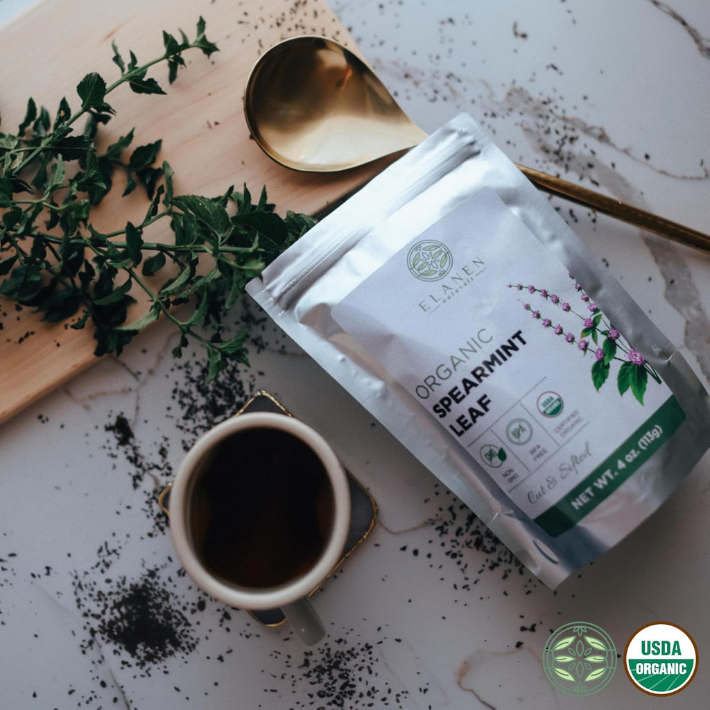 caffeine-free spearmint tea option