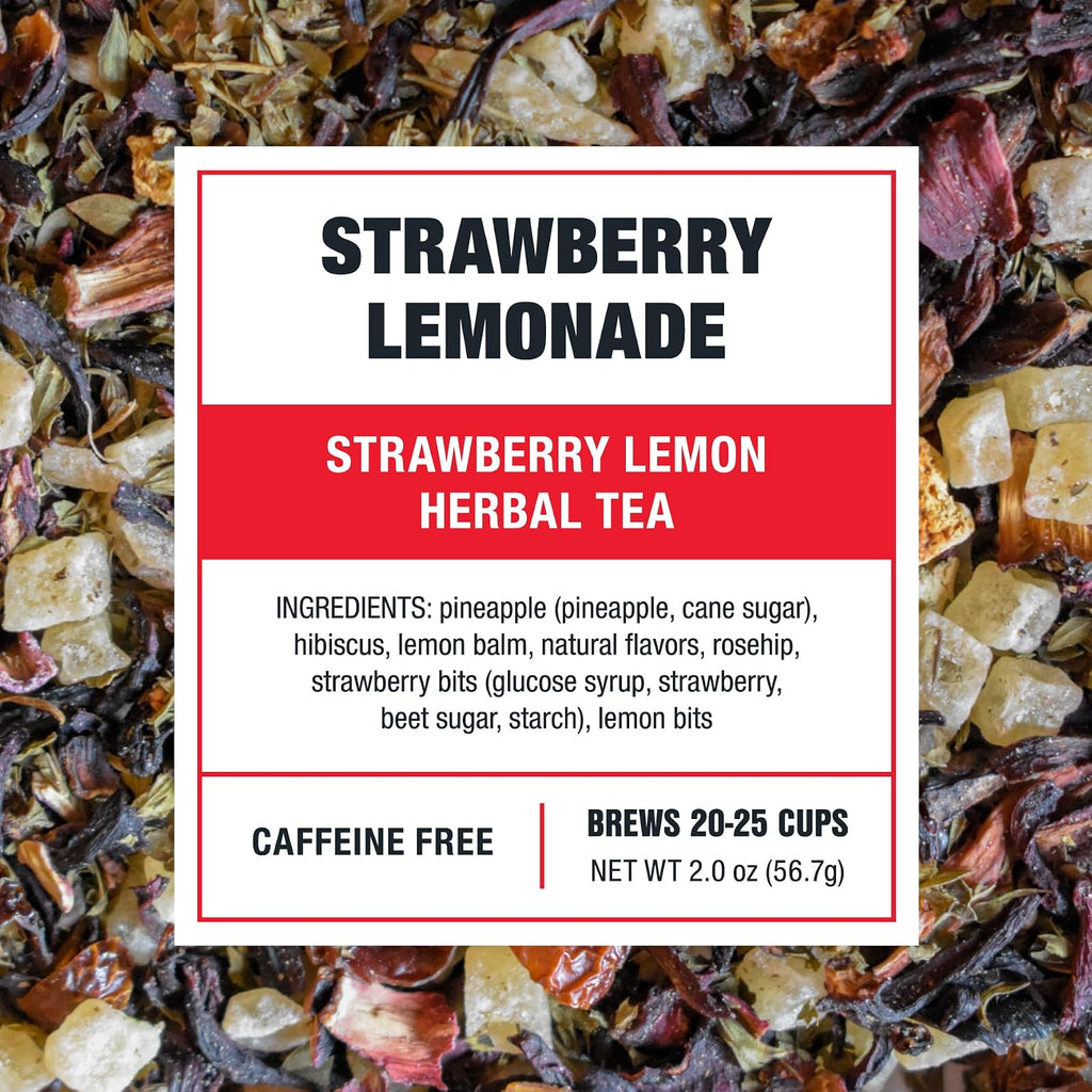 caffeine-free strawberry lemonade tea