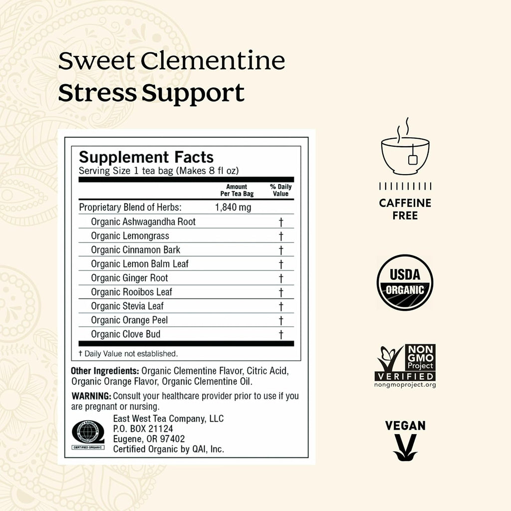 caffeine-free Sweet Clementine tea