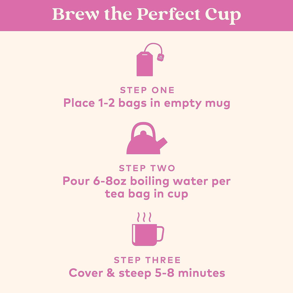 caffeine-free sweet rose tea bags