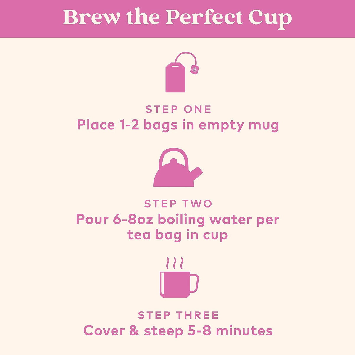 caffeine-free sweet rose tea bags