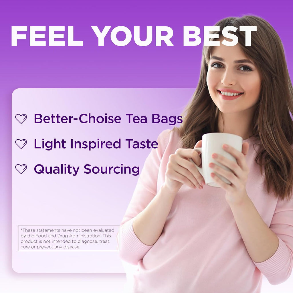 Caffeine-free tea for hormone balance