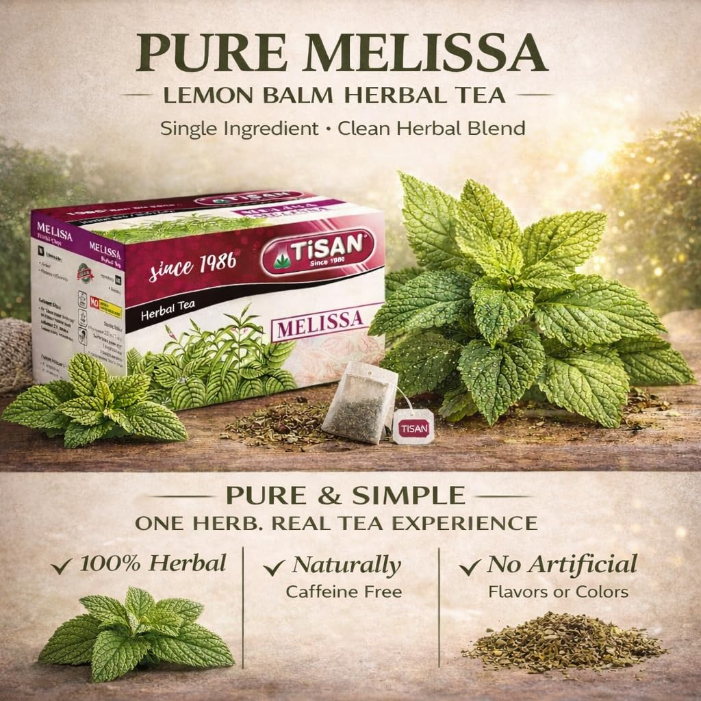 Caffeine-free Tisan tea for calming moments