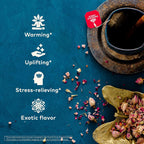 caffeine-free tulsi cinnamon infusion