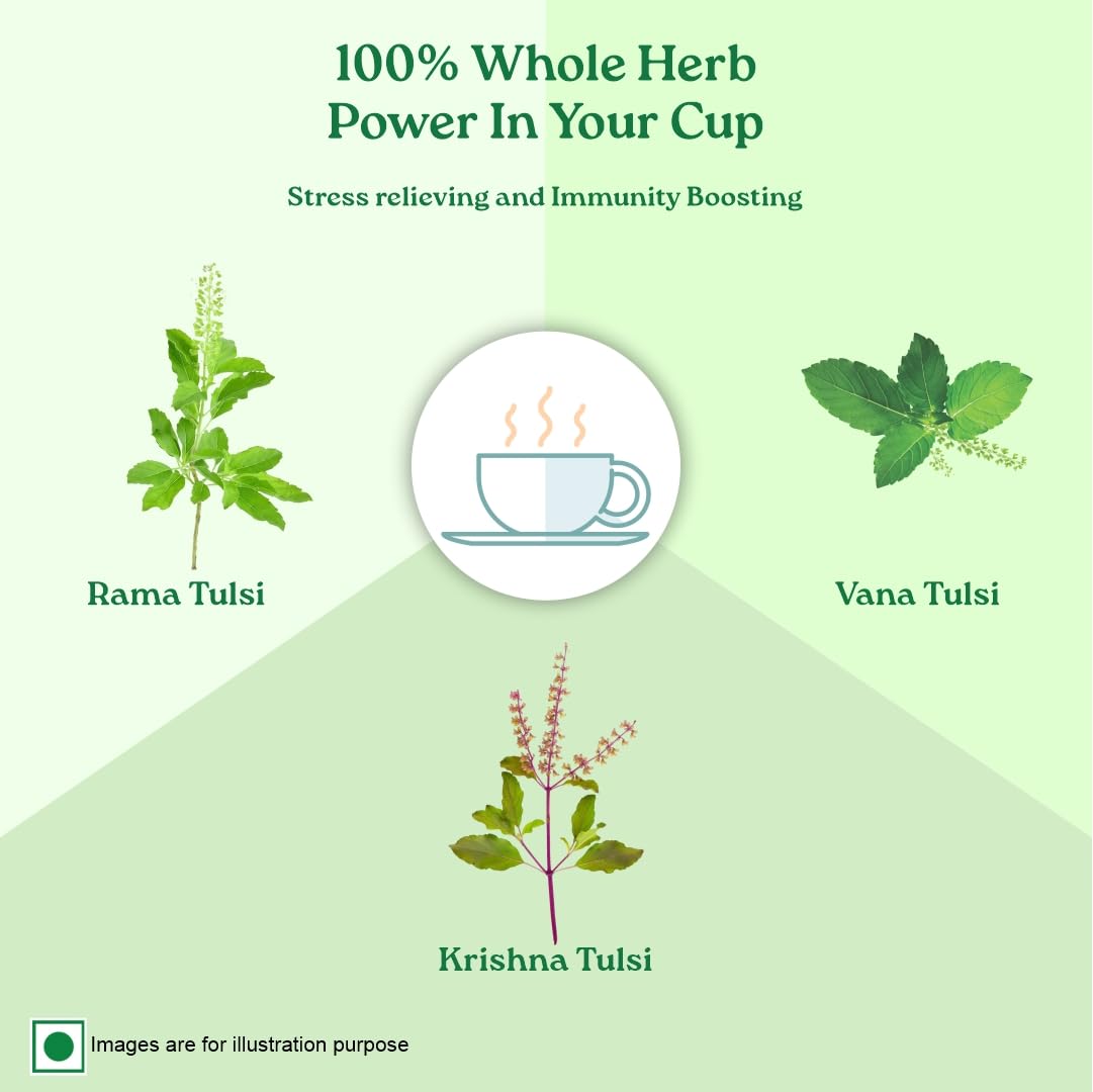 Caffeine-free Tulsi herbal infusion
