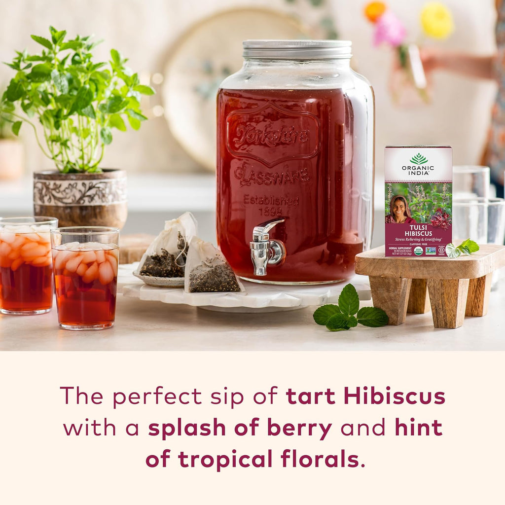 caffeine-free tulsi herbal infusion