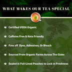 caffeine-free tulsi mint infusion