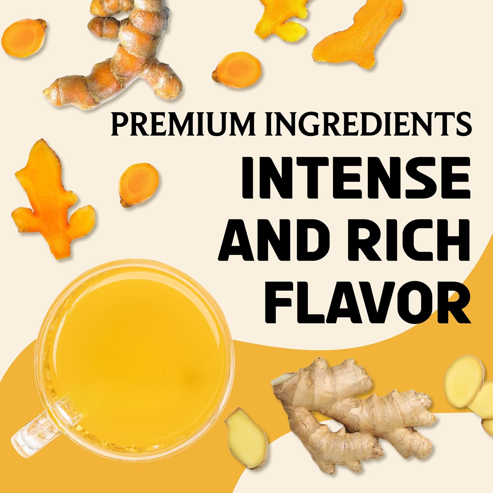 caffeine-free turmeric ginger infusion