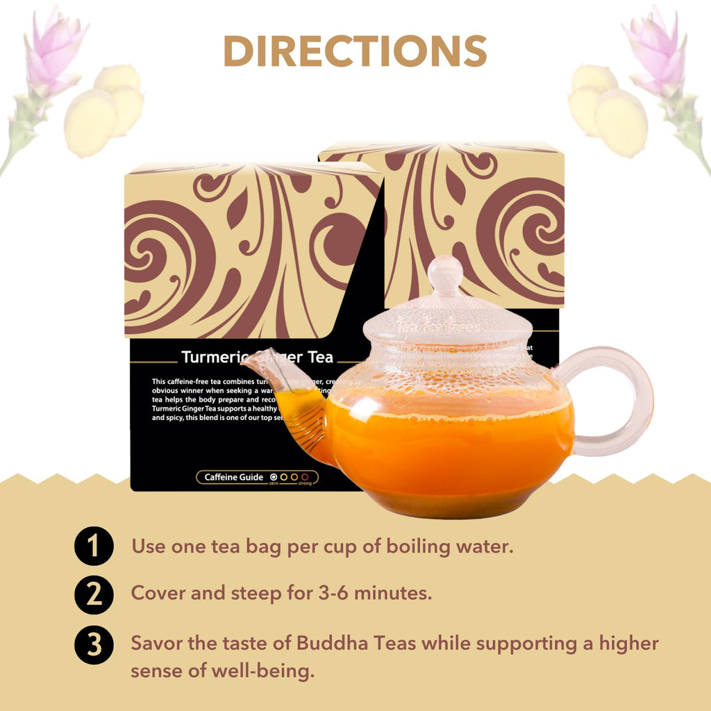 caffeine-free turmeric ginger infusion