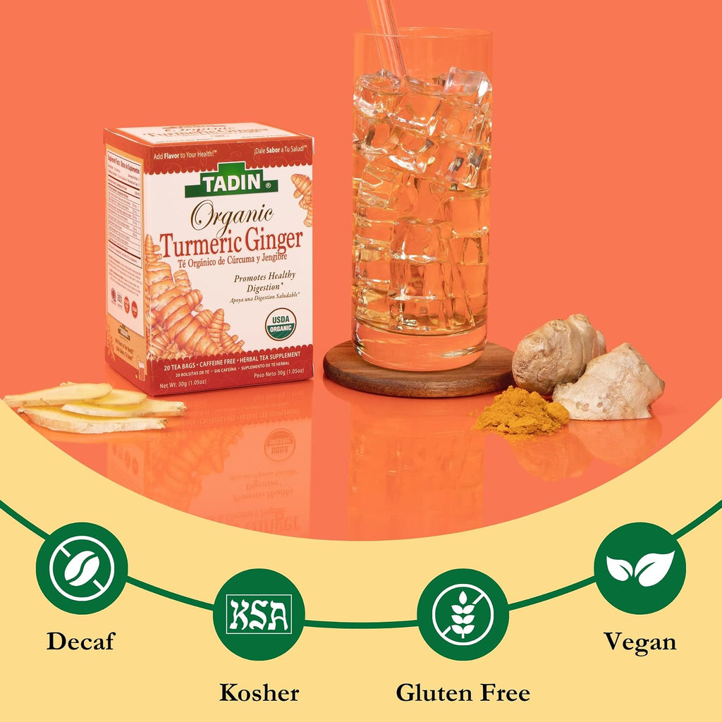 caffeine-free turmeric ginger infusion