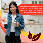 Caffeine-free turmeric ginger infusion