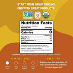 caffeine-free turmeric ginger tea bags