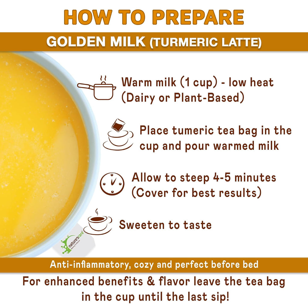 caffeine-free turmeric herbal infusion