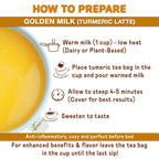 caffeine-free turmeric herbal infusion