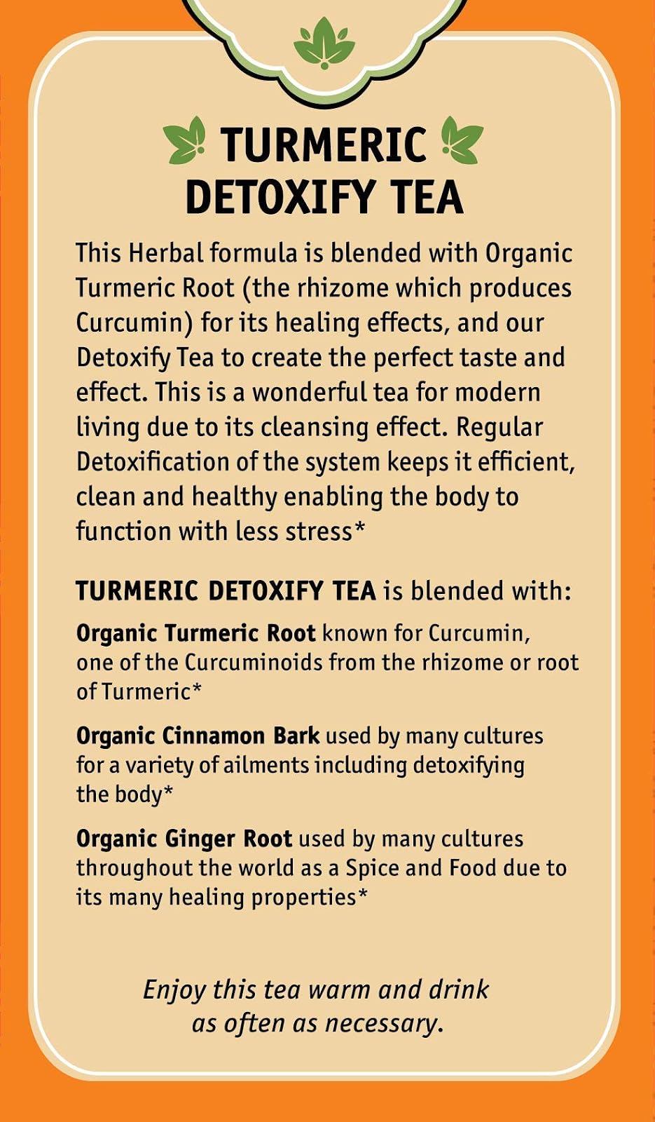 caffeine-free turmeric tea