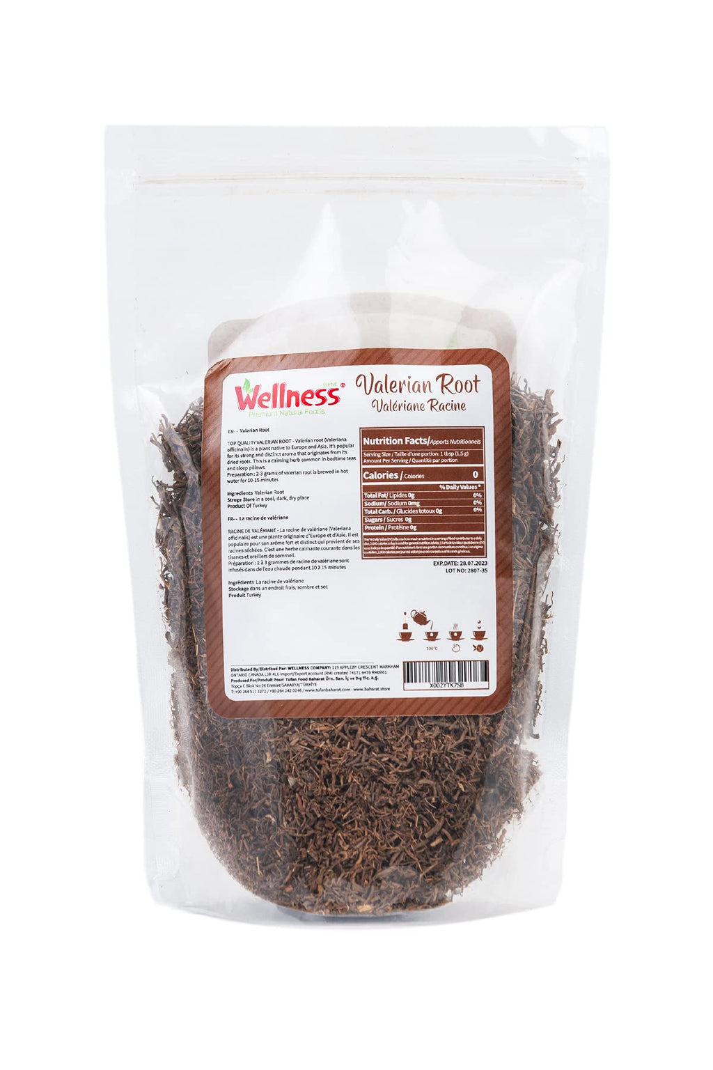 caffeine-free valerian tea option