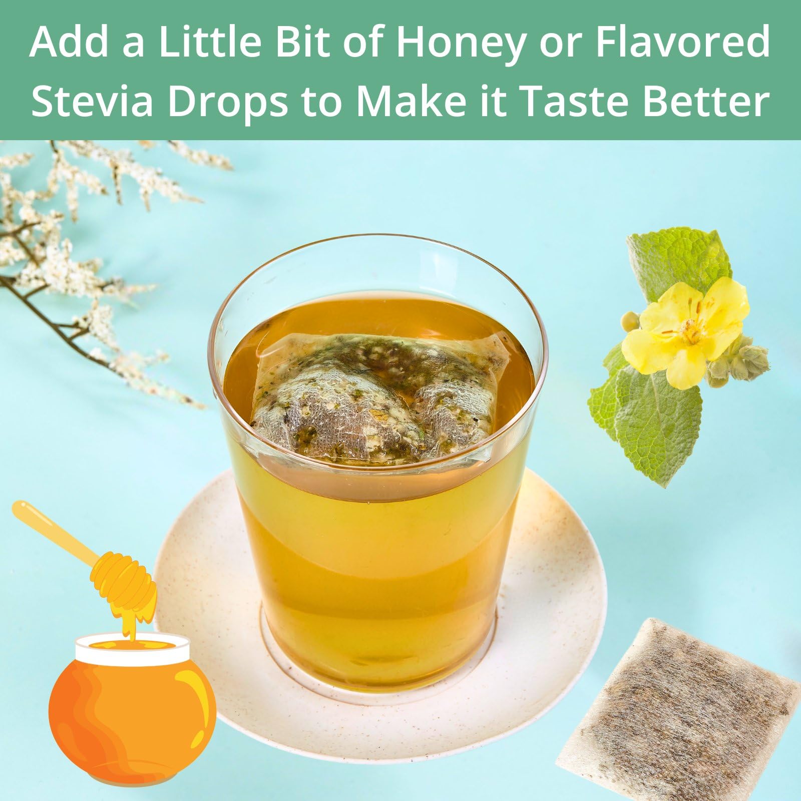 Caffeine-free VitalForest herbal tea blend