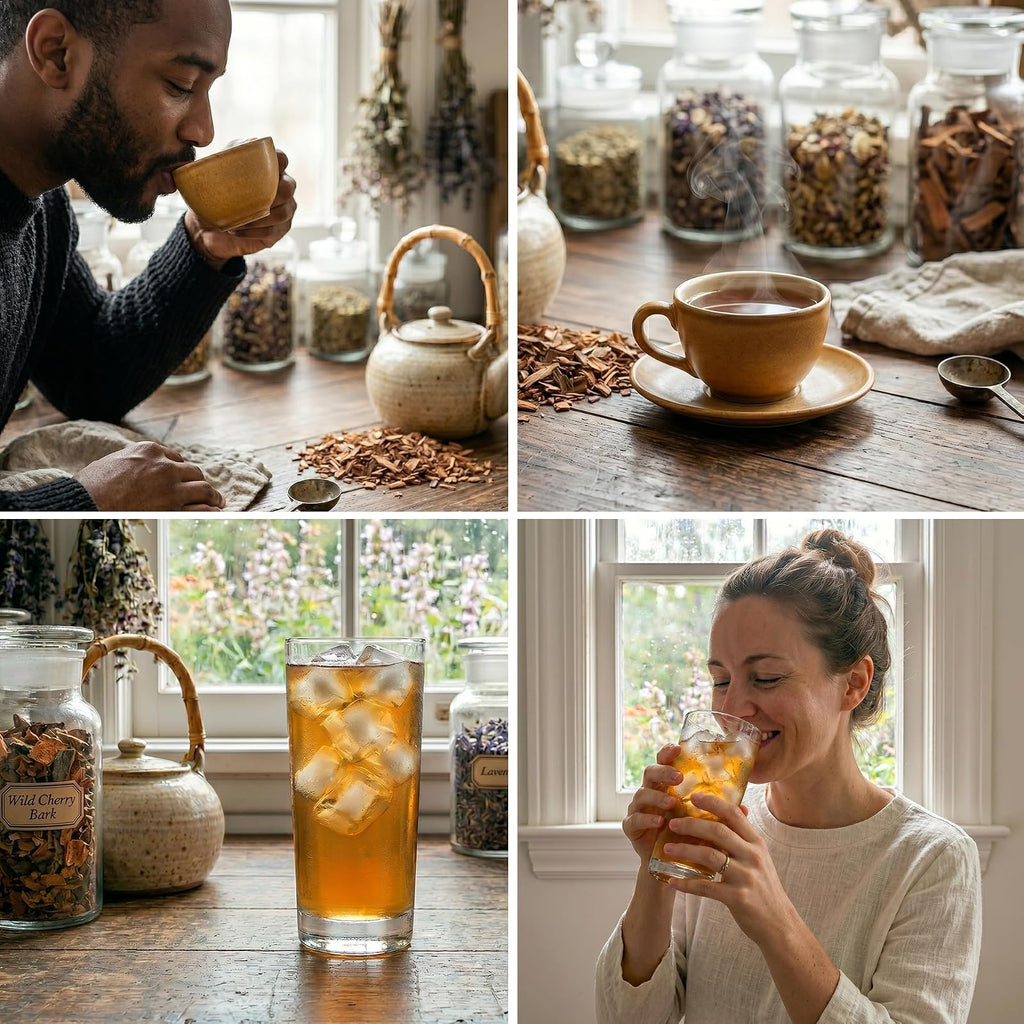 Caffeine-free Wild Cherry Bark tea