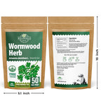 Caffeine-free wormwood herbal tea