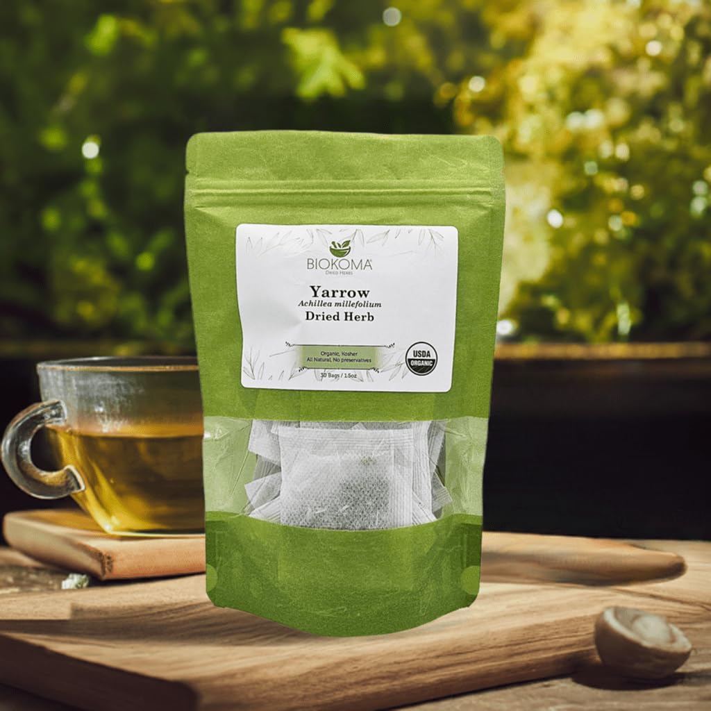 caffeine-free yarrow tea for bedtime