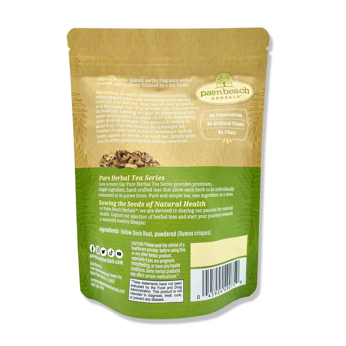 Caffeine-Free Yellow Dock Root Tea