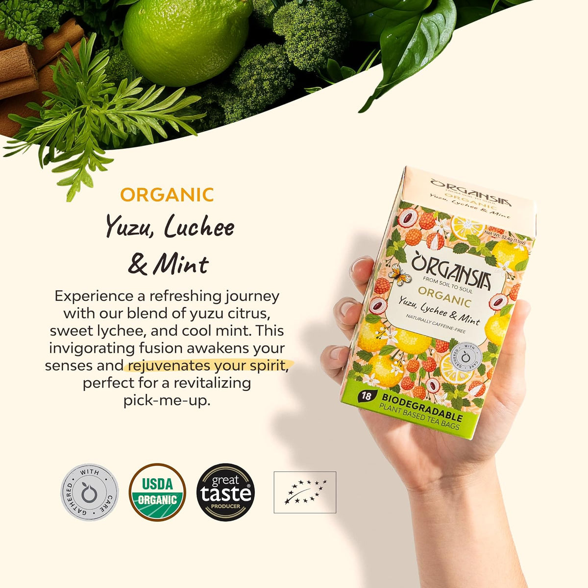 caffeine-free yuzu herbal infusion