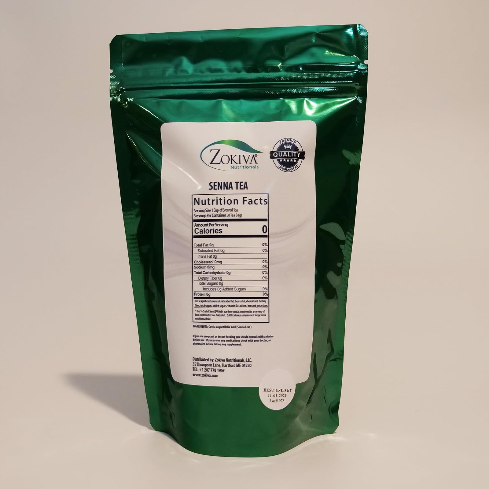Caffeine-free Zokiva Senna Tea